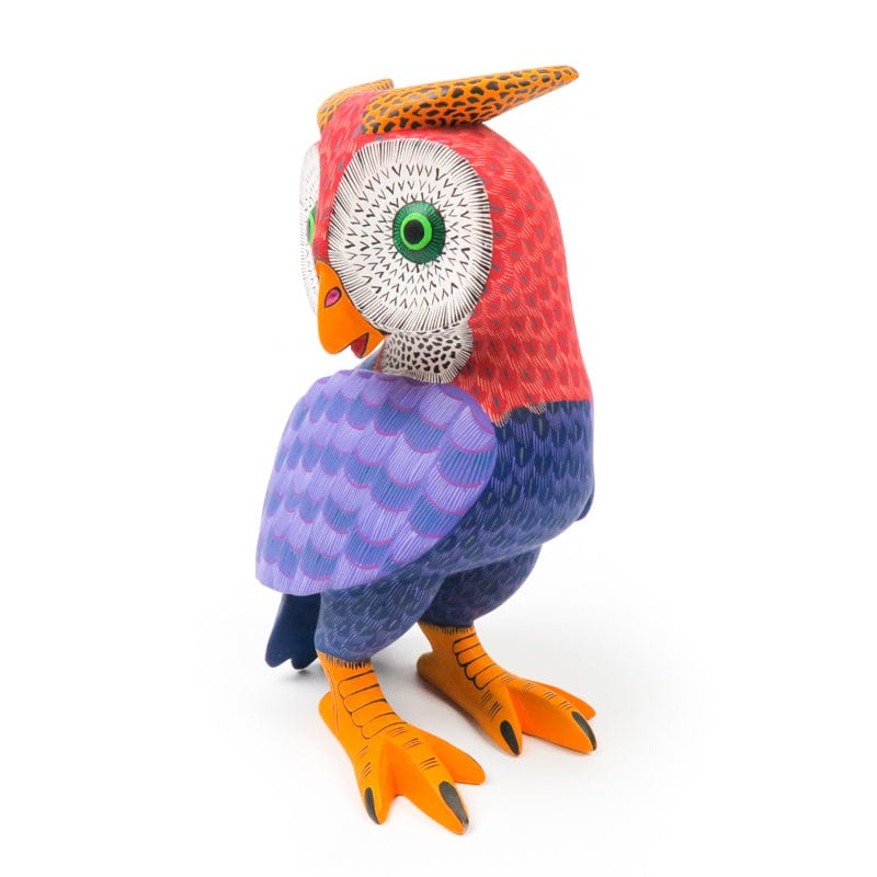 Owl - Oaxacan Alebrije Wood Carving – VivaMexico.com - Mexican Art