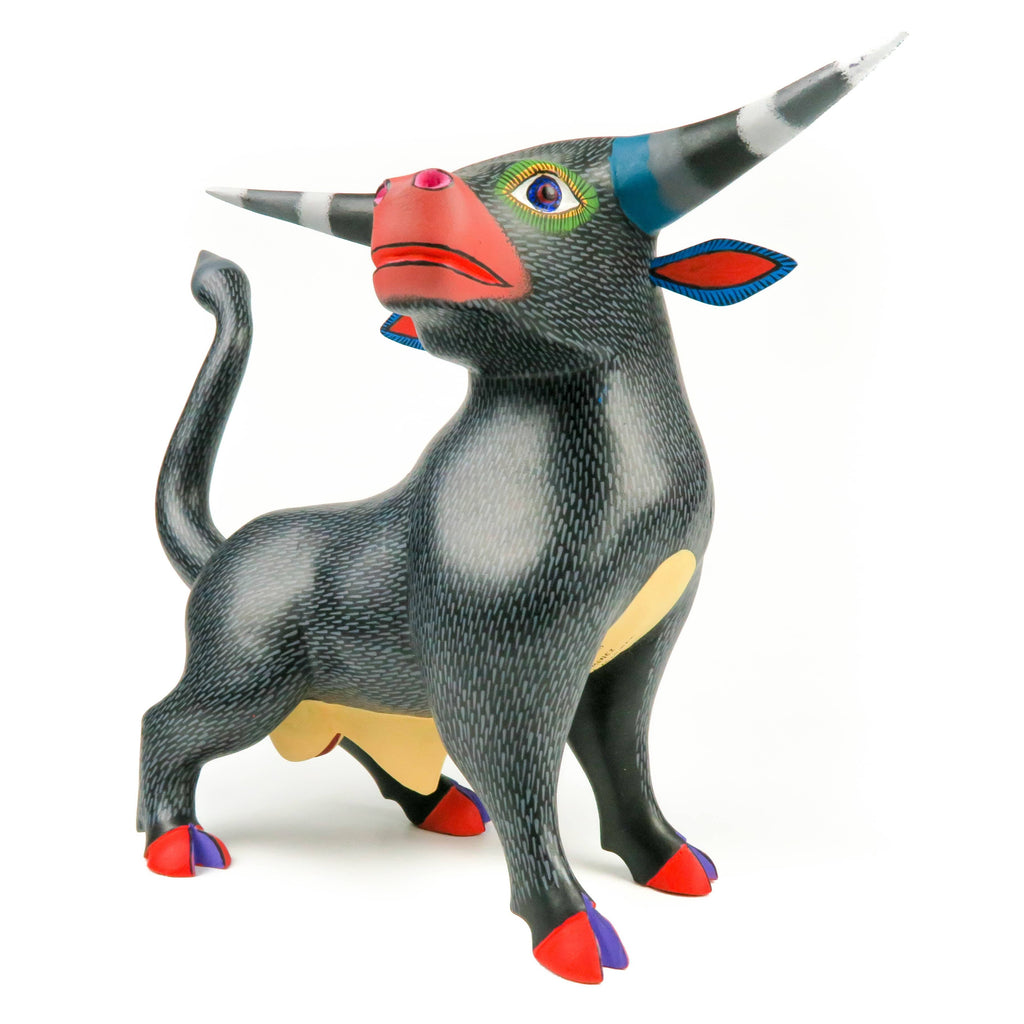 Powerful Bull - Oaxacan Alebrije Wood Carving – VivaMexico.com ...