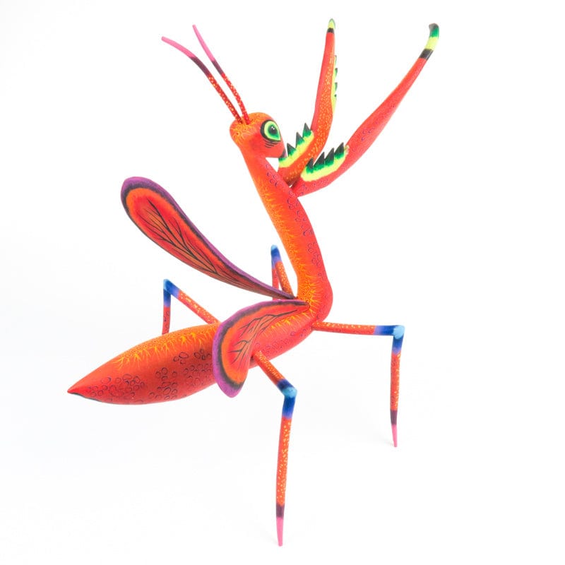 Praying Mantis - Oaxacan Alebrije Wood Carving - Eleazar Morales ...