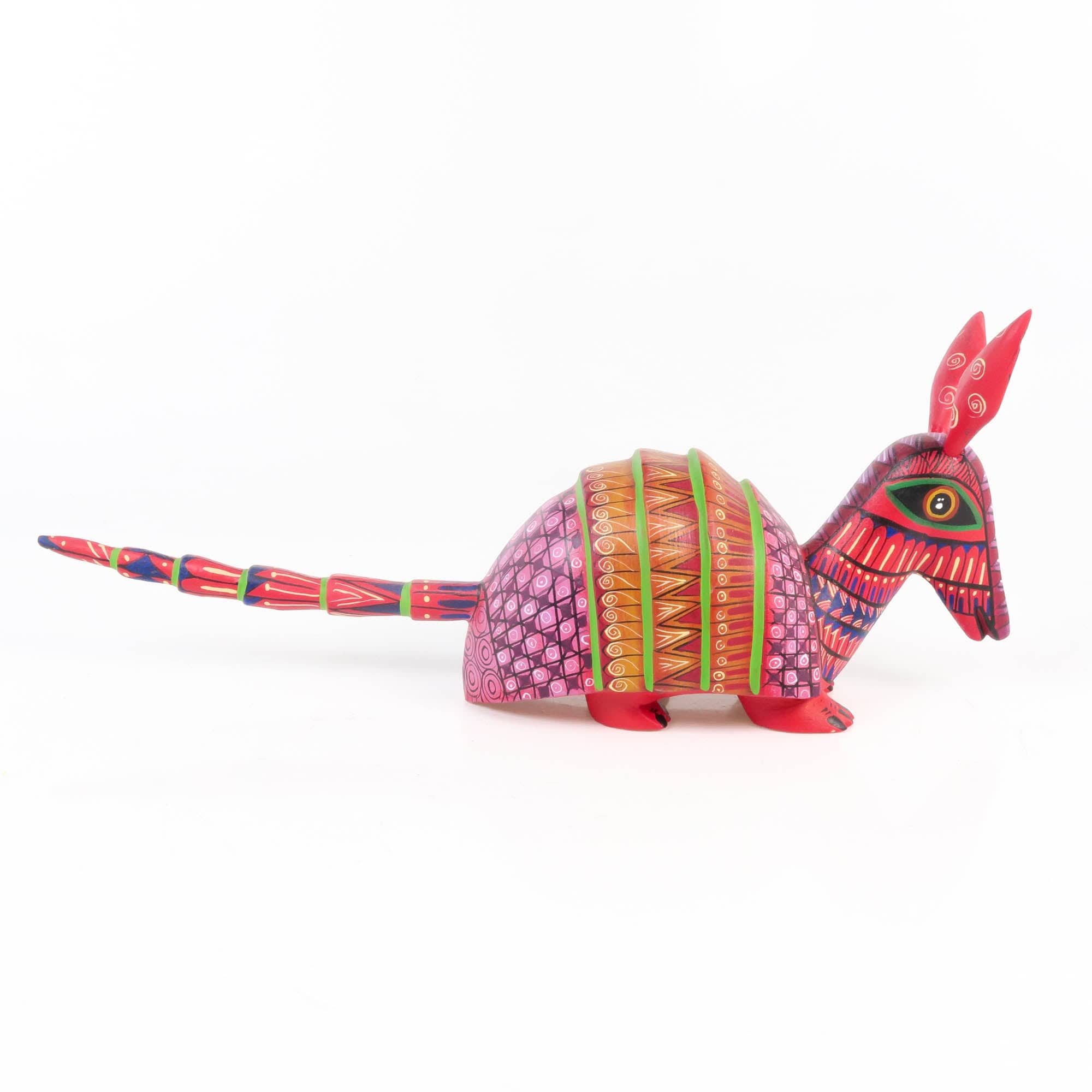 Red Armadillo - Oaxacan Alebrije Wood Carving – VivaMexico.com ...