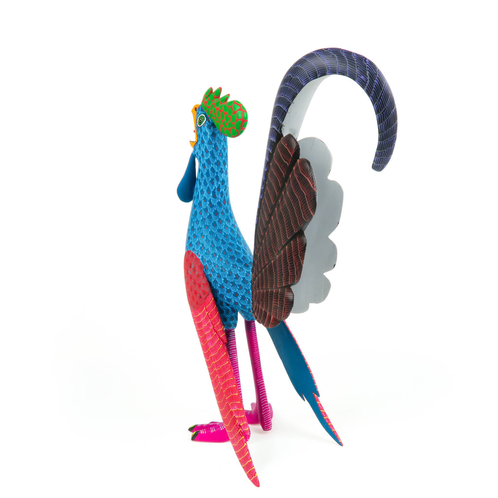 Rooster - Oaxacan Alebrije Wood Carving – VivaMexico.com - Mexican Art
