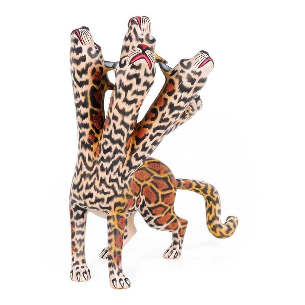 Seven-Headed Jaguar - Oaxacan Alebrije Wood Carving - Eleazar Morales ...