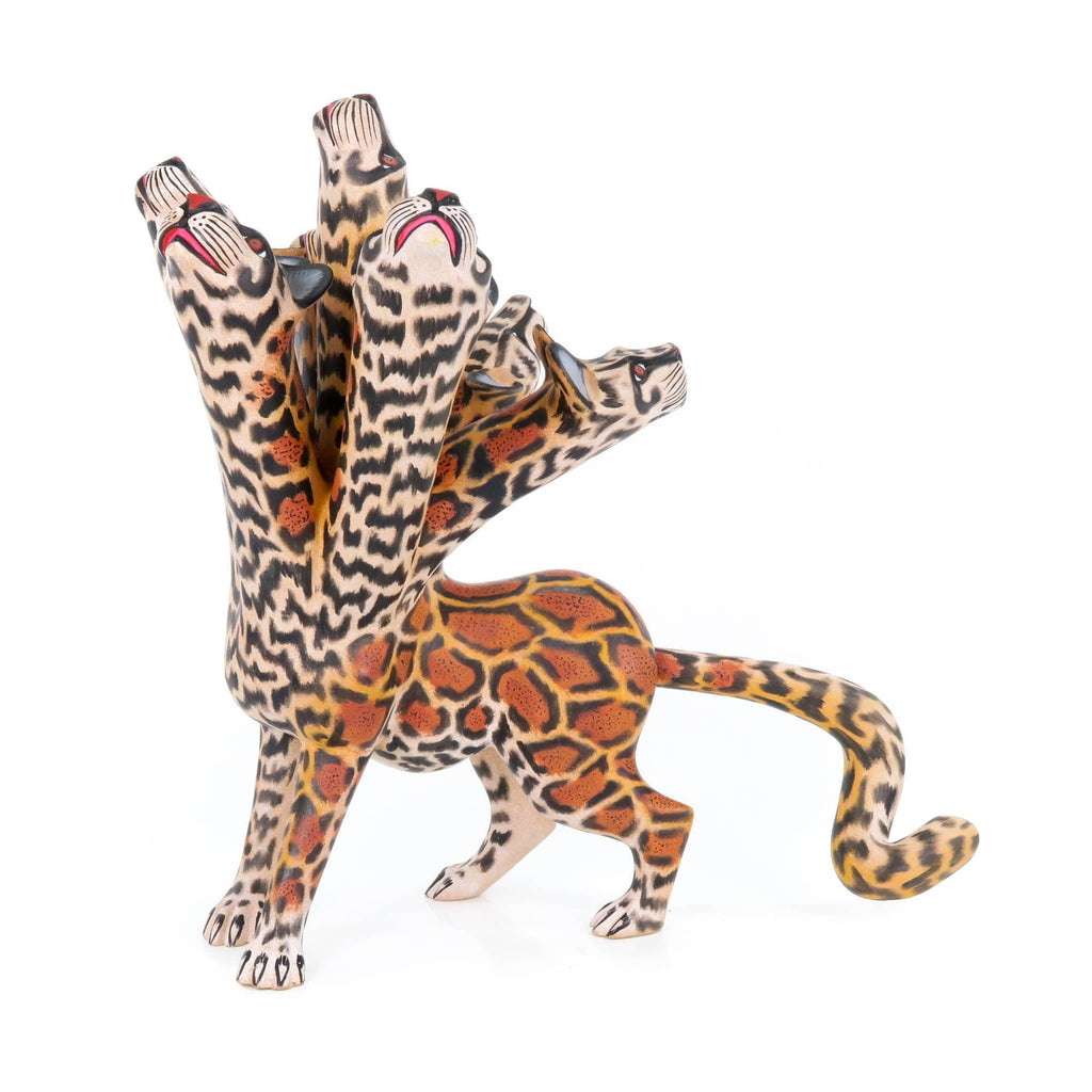 Seven-Headed Jaguar - Oaxacan Alebrije Wood Carving - Eleazar Morales ...