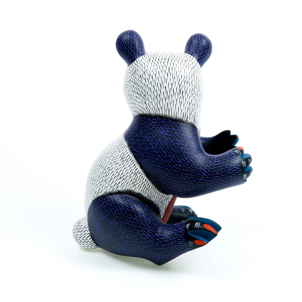 Sitting Panda - Oaxacan Alebrije Wood Carving Sculpture – VivaMexico ...