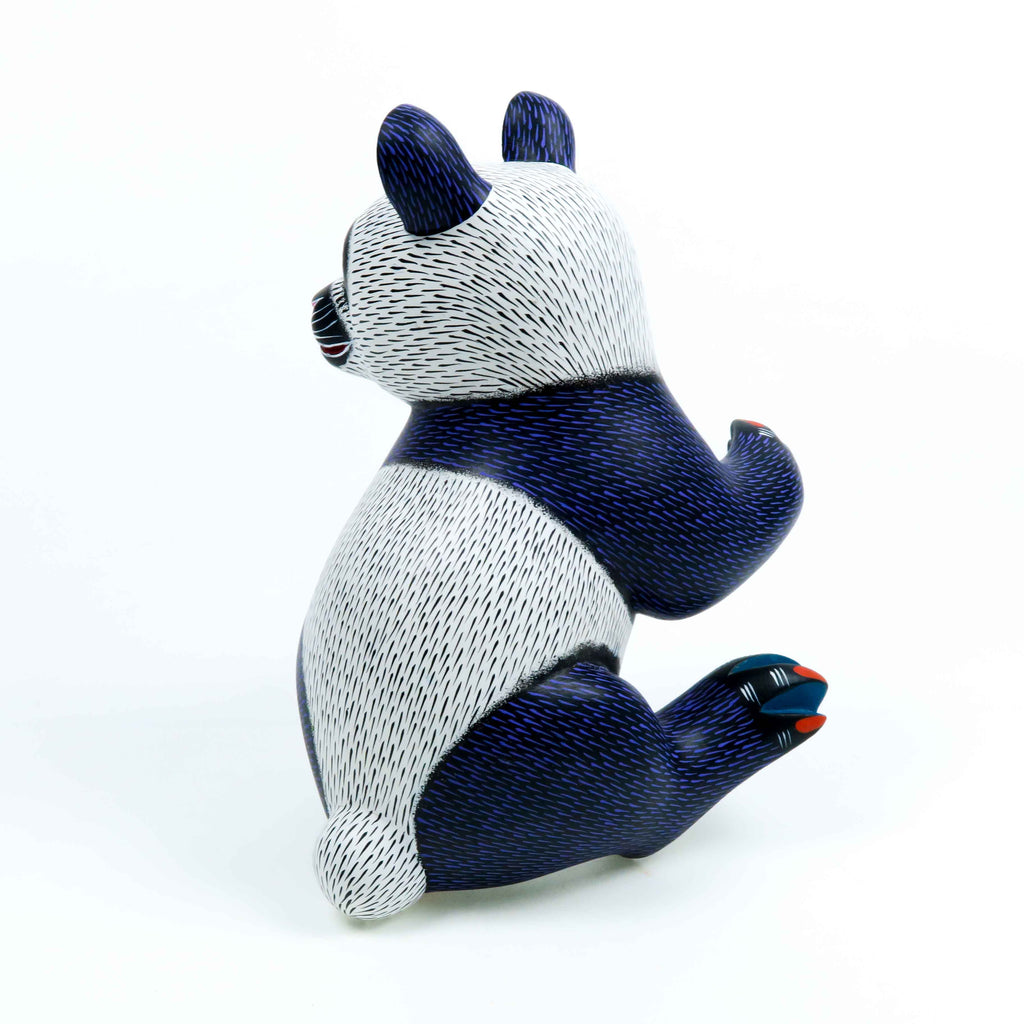 Sitting Panda - Oaxacan Alebrije Wood Carving Sculpture – VivaMexico ...