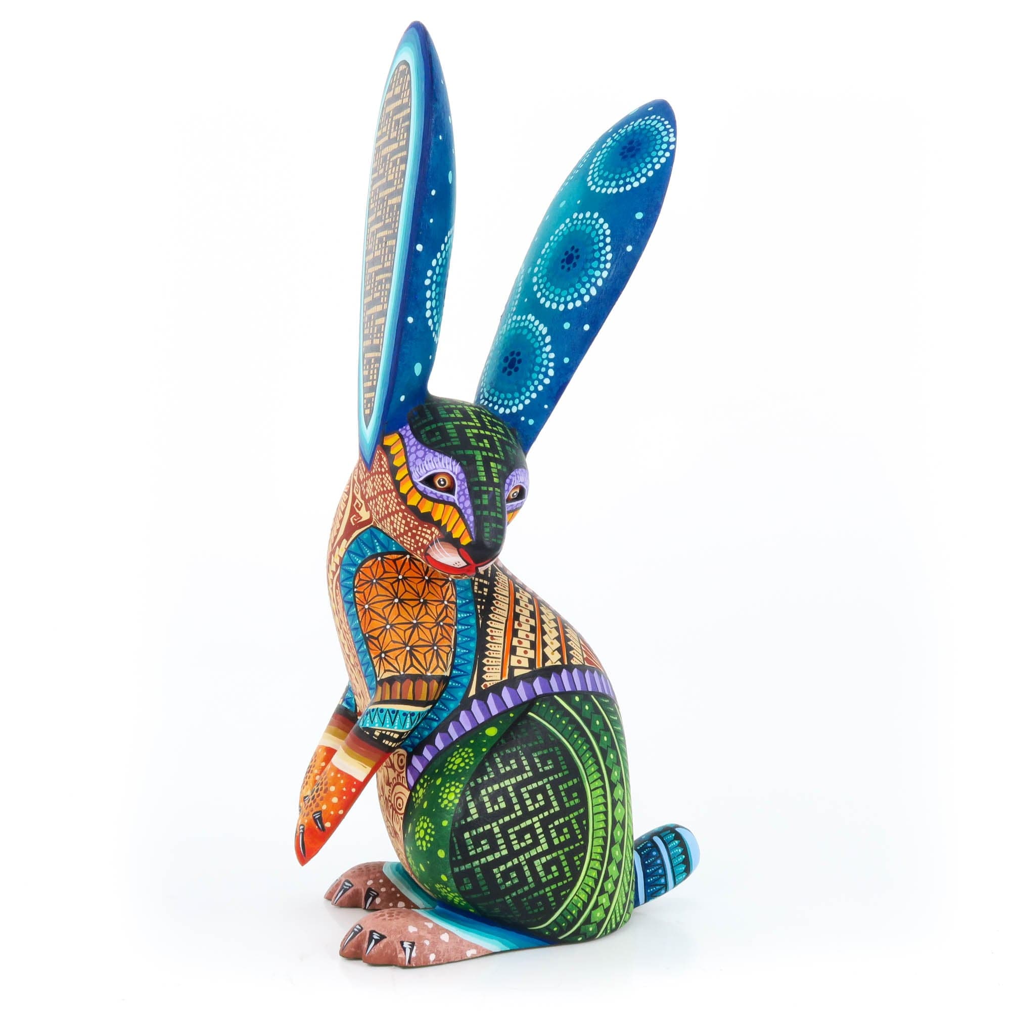 Sitting Rabbit - Oaxacan Alebrije Wood Carving – VivaMexico.com ...