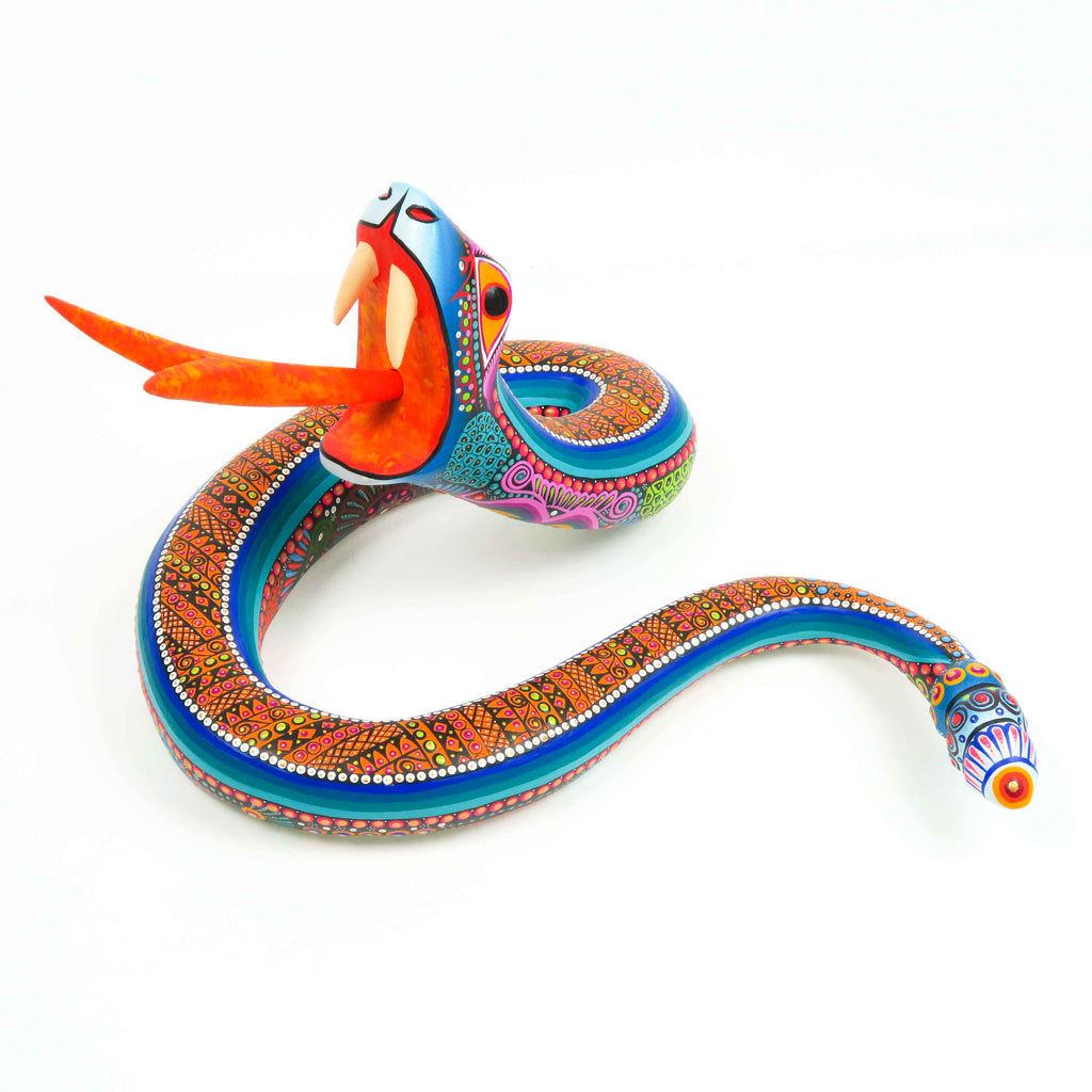 Slithering Snake - Oaxacan Alebrije Wood Carving Sculpture – VivaMexico ...