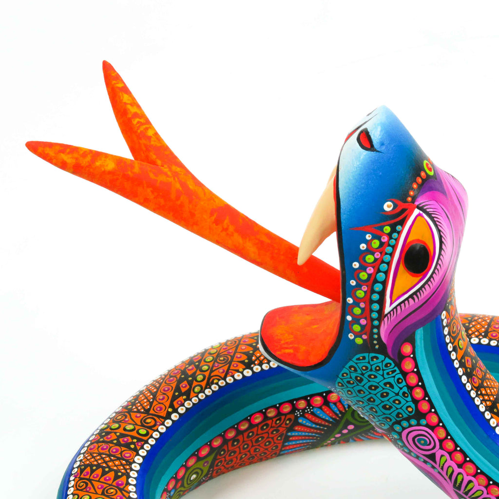 Slithering Snake - Oaxacan Alebrije Wood Carving Sculpture – VivaMexico ...