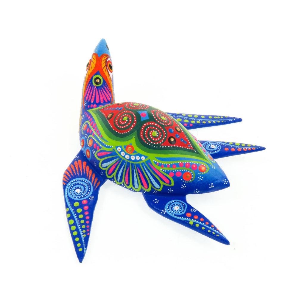 Small Sea Turtle Oaxacan Alebrije Wood Carving Vivamexico