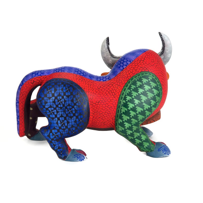 Bull - Oaxacan Alebrije Wood Carving for sale – VivaMexico.com ...