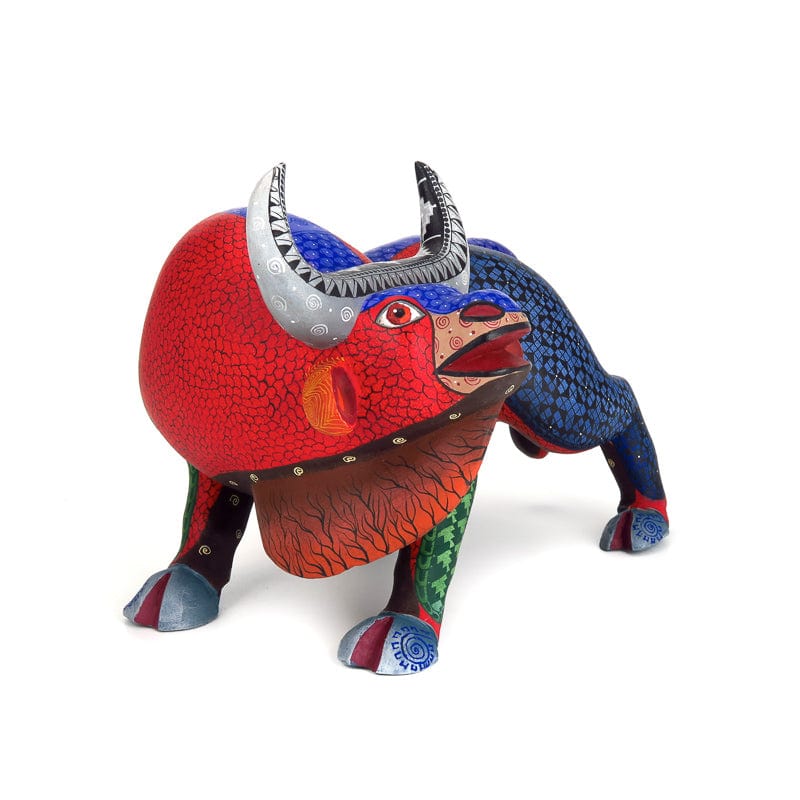 Bull - Oaxacan Alebrije Wood Carving for sale – VivaMexico.com ...