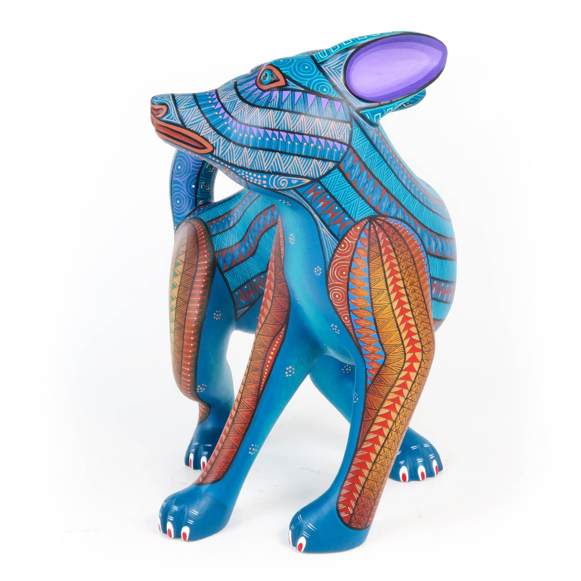 Turning Coyote - Oaxacan Alebrije Wood Carving – VivaMexico.com ...