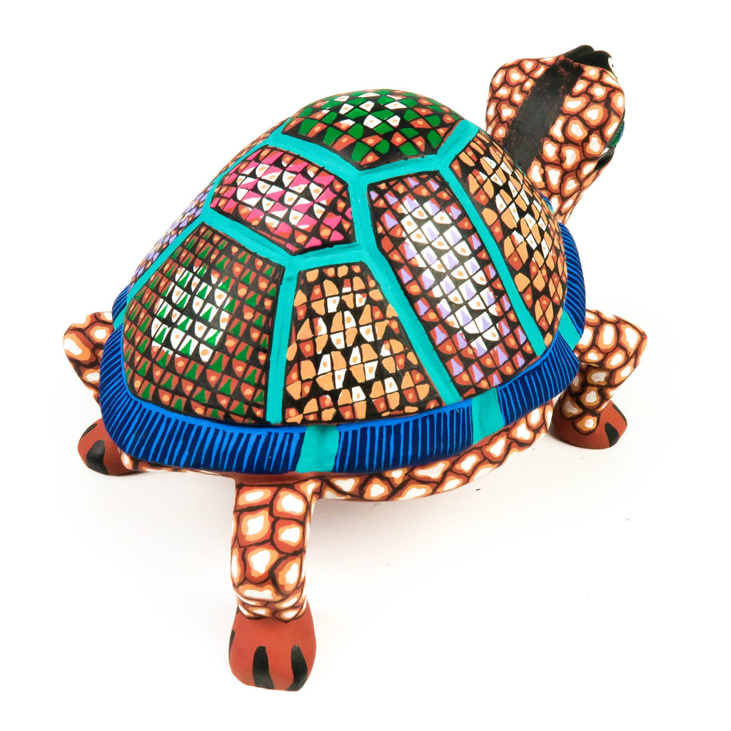 Turtle - Oaxacan Alebrije Wood Carving – VivaMexico.com - Mexican Art