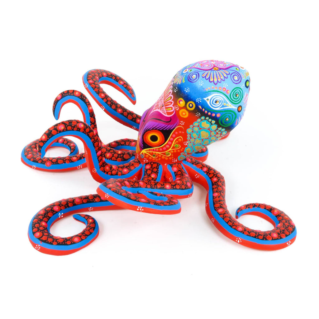Vibrant Octopus - Oaxacan Alebrije Wood Carving – VivaMexico.com ...