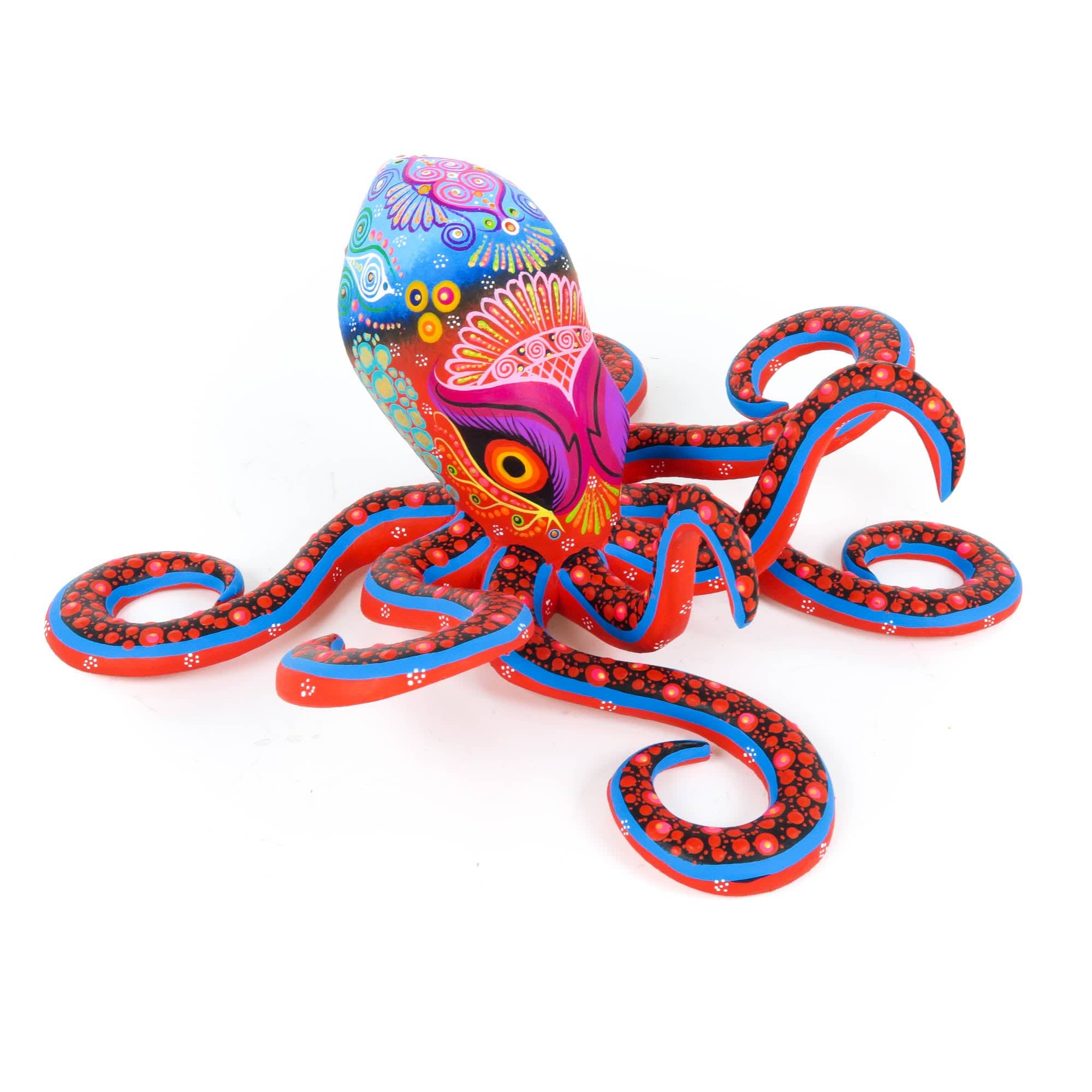 Vibrant Octopus - Oaxacan Alebrije Wood Carving – VivaMexico.com ...