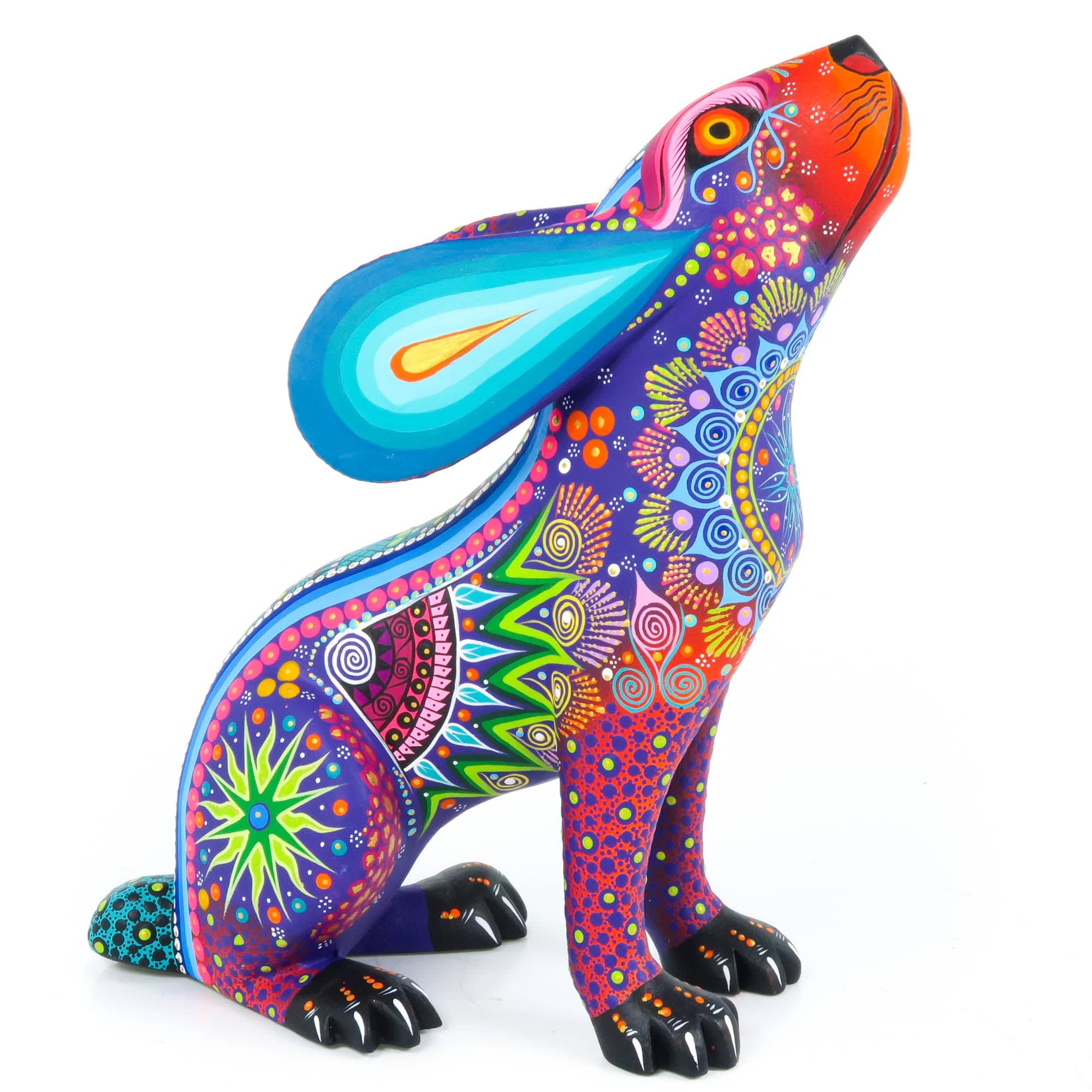 Vigilant Rabbit - Oaxacan Alebrije Wood Carving – VivaMexico.com ...