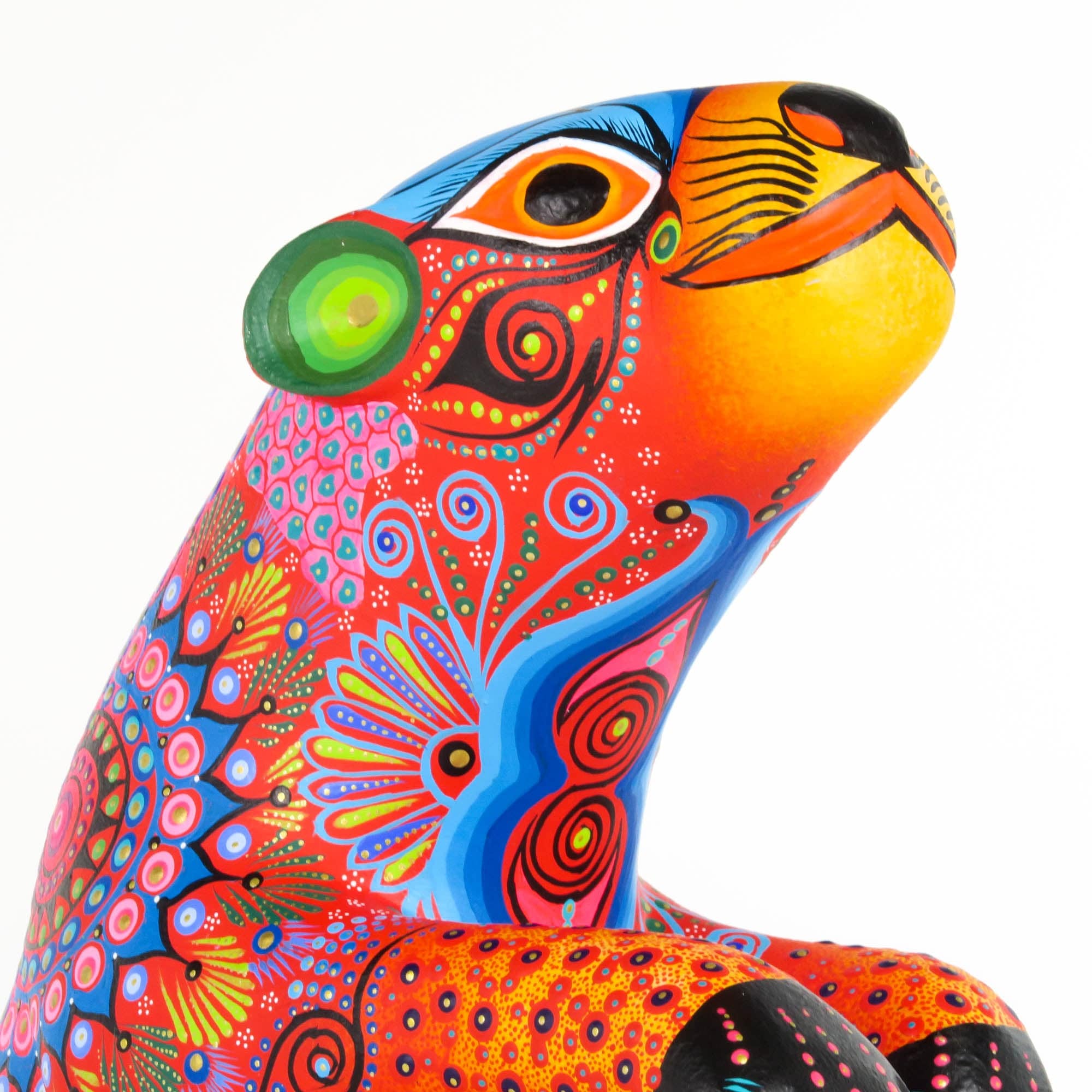 Weasel - Oaxacan Alebrije Wood Carving – VivaMexico.com - Mexican Art