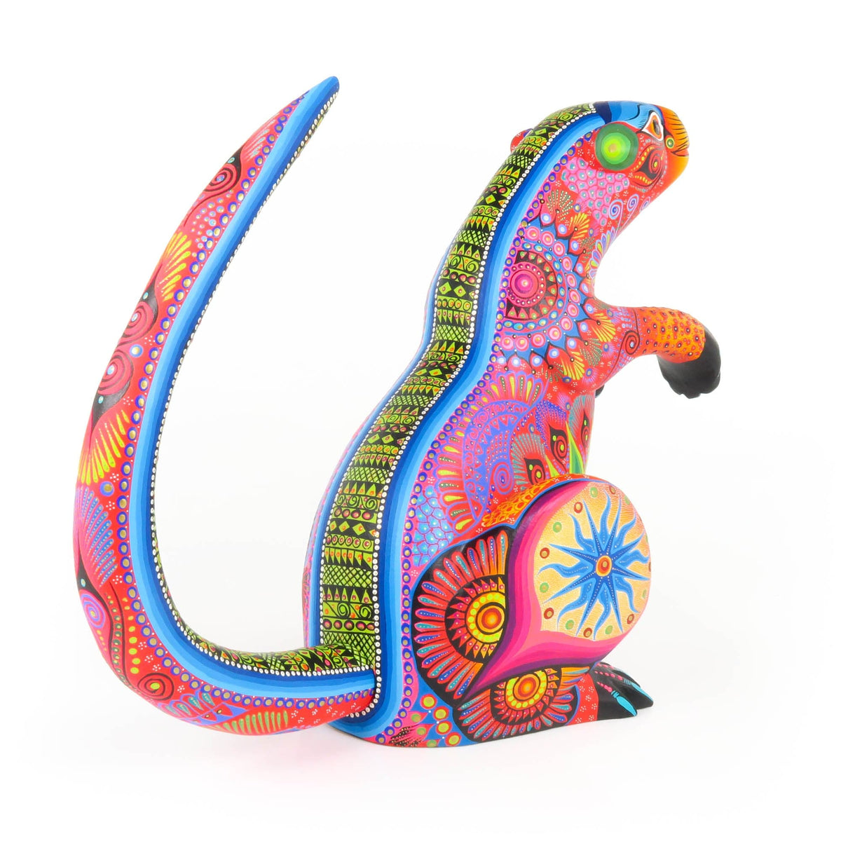 Weasel - Oaxacan Alebrije Wood Carving – VivaMexico.com - Mexican Art