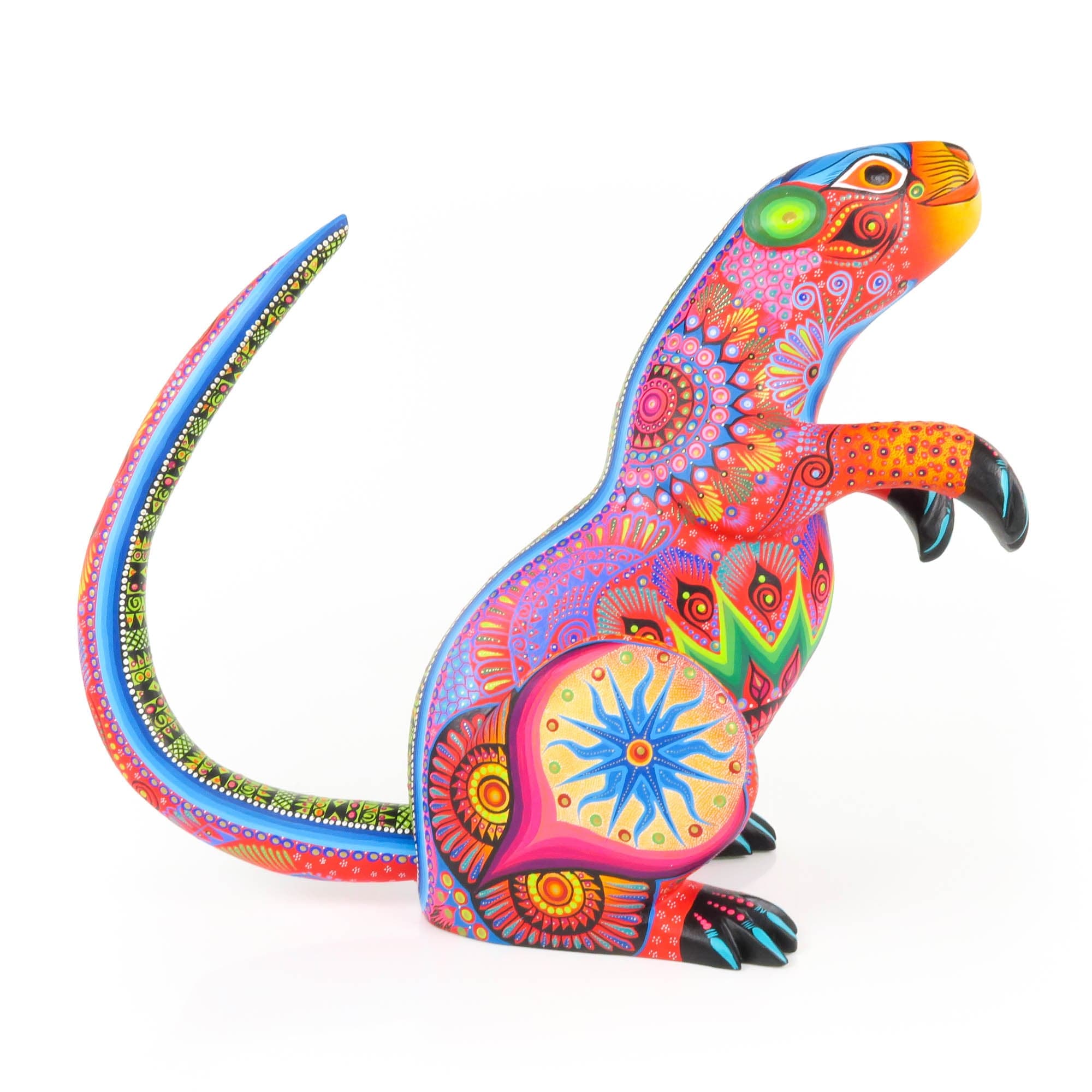 Weasel - Oaxacan Alebrije Wood Carving – VivaMexico.com - Mexican Art