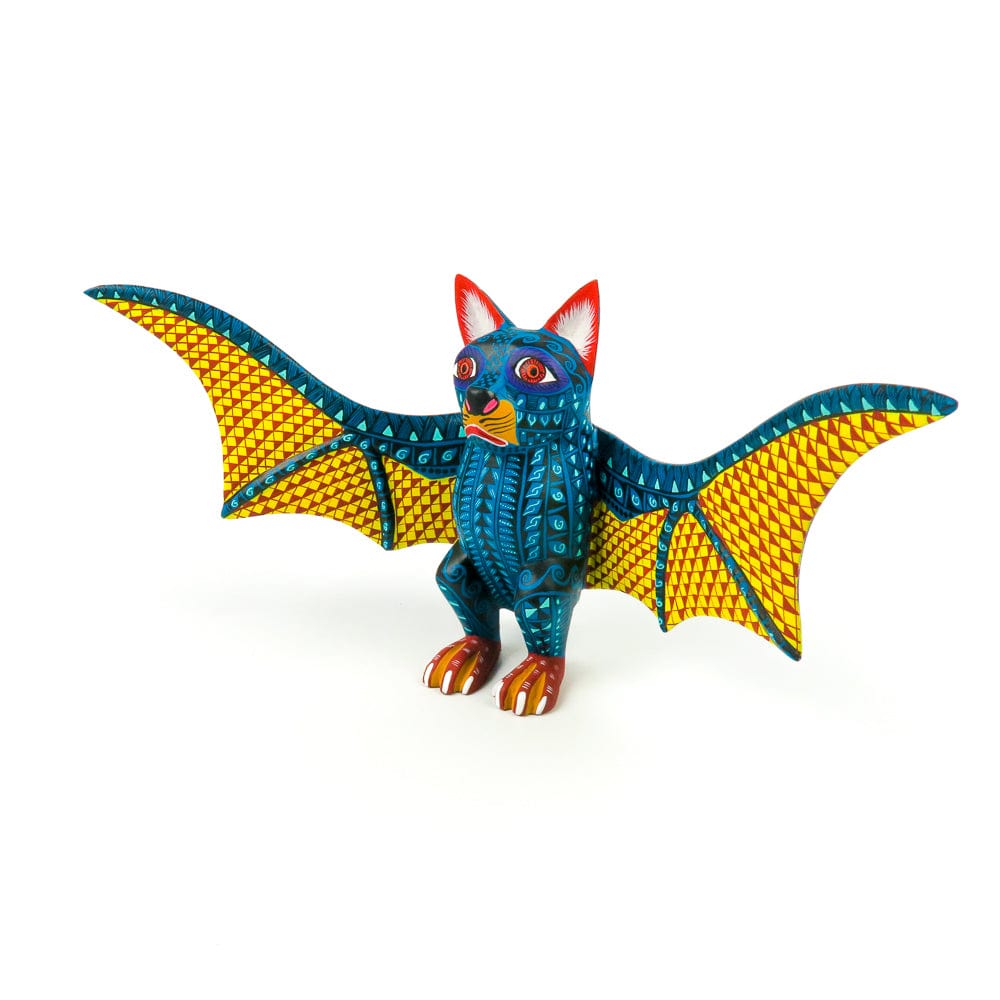 Whimsical Bat - Oaxacan Alebrije Wood Carving – VivaMexico.com ...