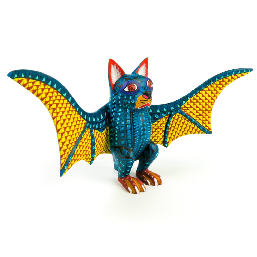 Whimsical Bat - Oaxacan Alebrije Wood Carving – VivaMexico.com ...
