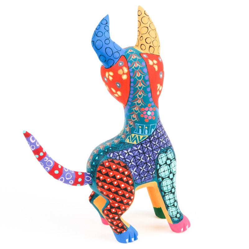 Colorful Dog - Oaxacan Alebrije Wood Carving - Eleazar Morales ...