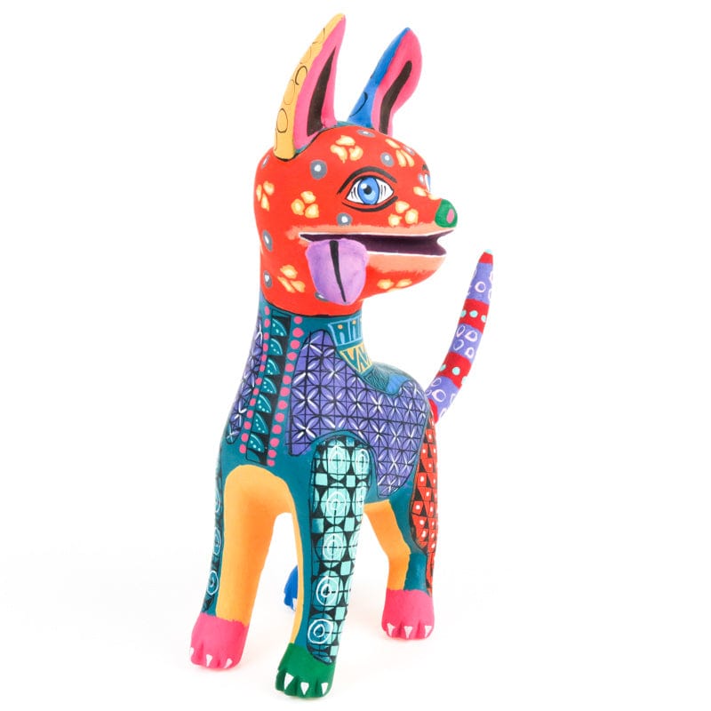 Colorful Dog - Oaxacan Alebrije Wood Carving - Eleazar Morales ...
