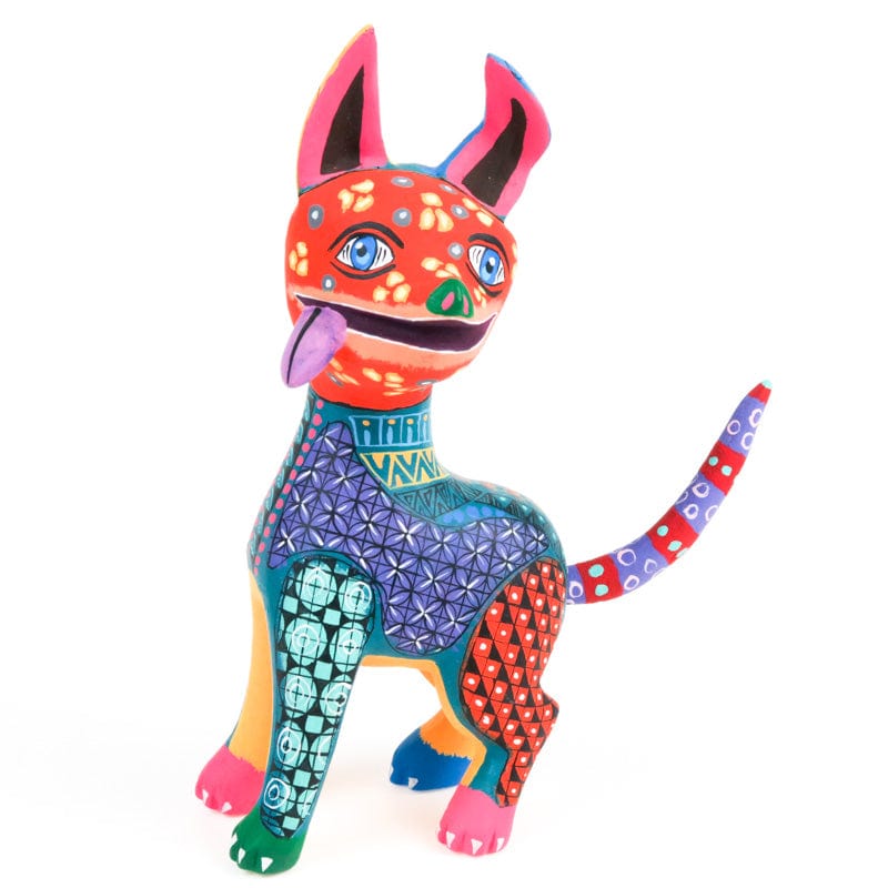 Colorful Dog - Oaxacan Alebrije Wood Carving - Eleazar Morales ...