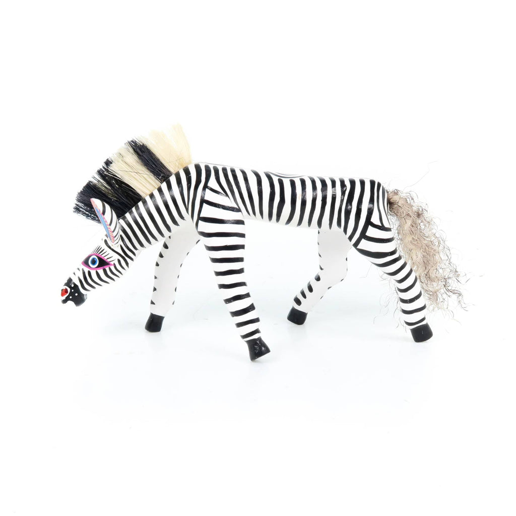 Whimsical Zebra - Oaxacan Alebrije Wood Carving – VivaMexico.com ...