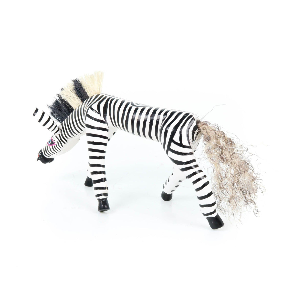 Whimsical Zebra - Oaxacan Alebrije Wood Carving – VivaMexico.com ...