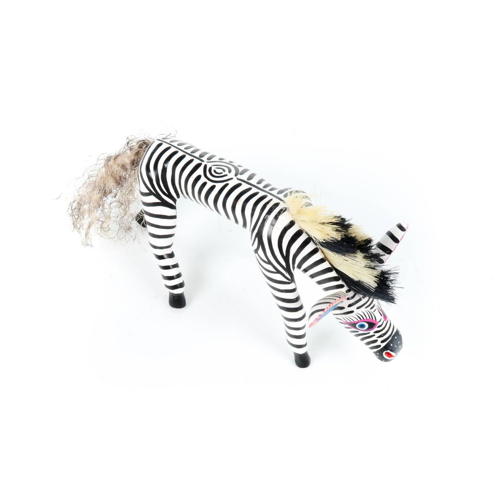 Whimsical Zebra - Oaxacan Alebrije Wood Carving – VivaMexico.com ...