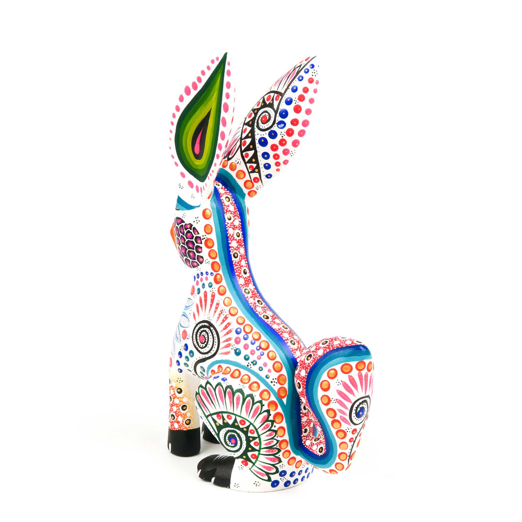 White Rabbit - Oaxacan Alebrije Wood Carving Sculpture Mexican Folk Ar ...