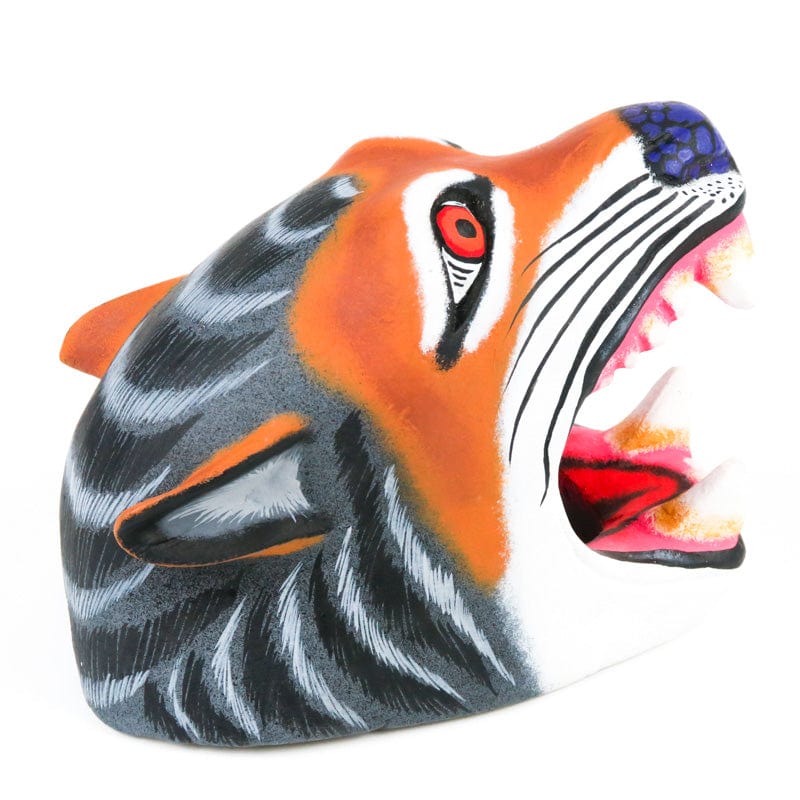 Wolf Head - Oaxacan Alebrije Wood Carving - Eleazar Morales ...