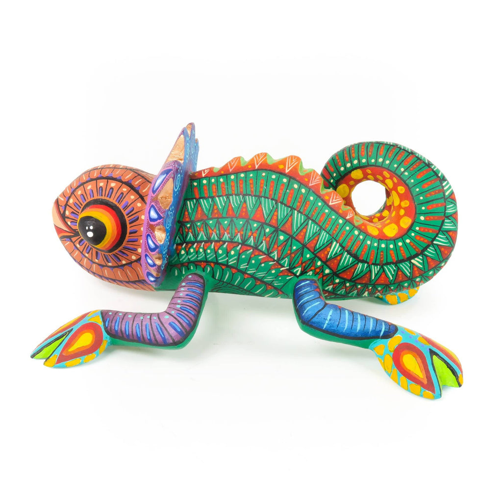 Zapotec Chameleon - Oaxacan Alebrije Wood Carving – VivaMexico.com ...