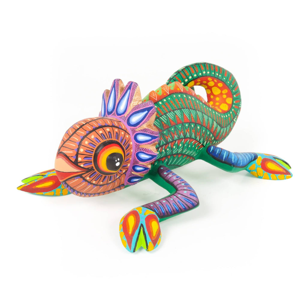 Zapotec Chameleon - Oaxacan Alebrije Wood Carving – VivaMexico.com ...