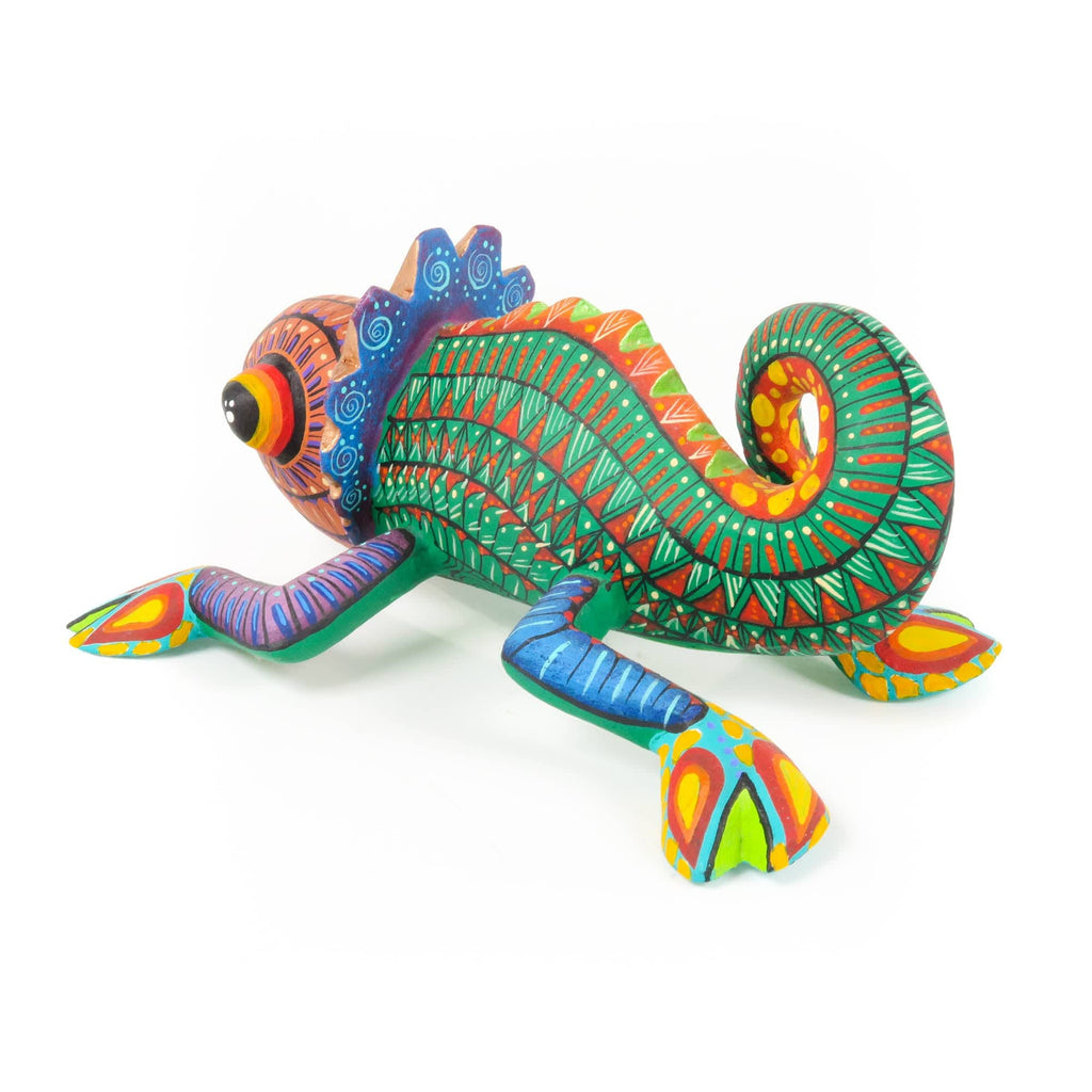 Zapotec Chameleon - Oaxacan Alebrije Wood Carving – VivaMexico.com ...