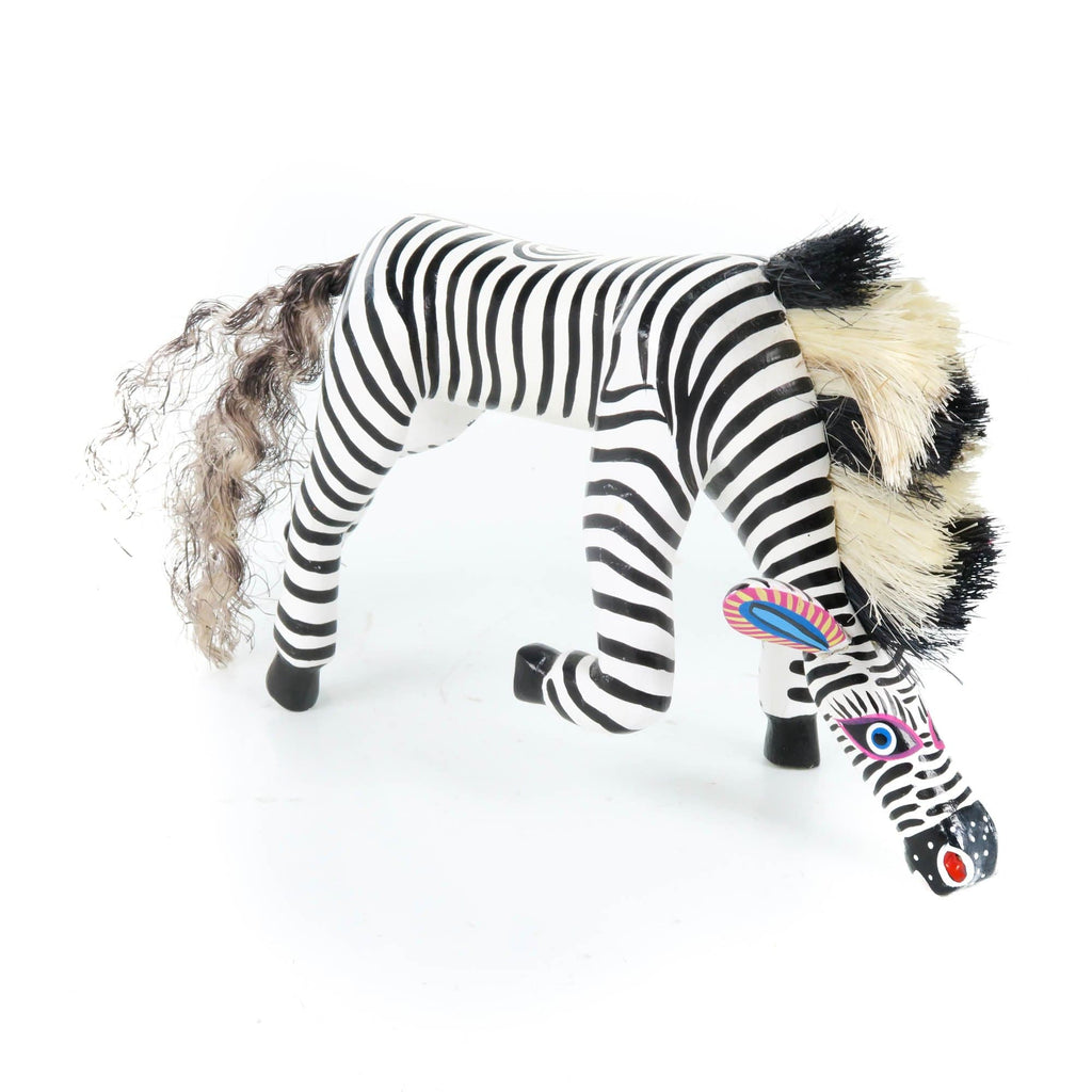 Zebra - Oaxacan Alebrije Wood Carving – VivaMexico.com - Mexican Art