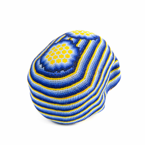 Huichol Beaded Resin Skull – VivaMexico.com - Mexican Art