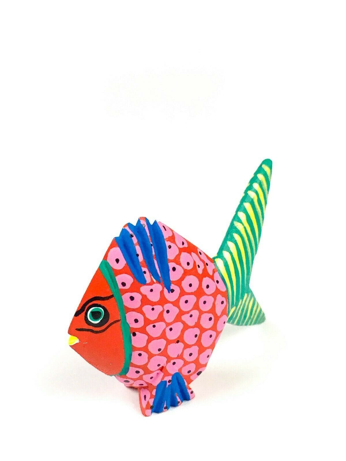 MINI FISH Oaxacan Alebrije Wood Carving Mexican Folk Art Sculpture ...