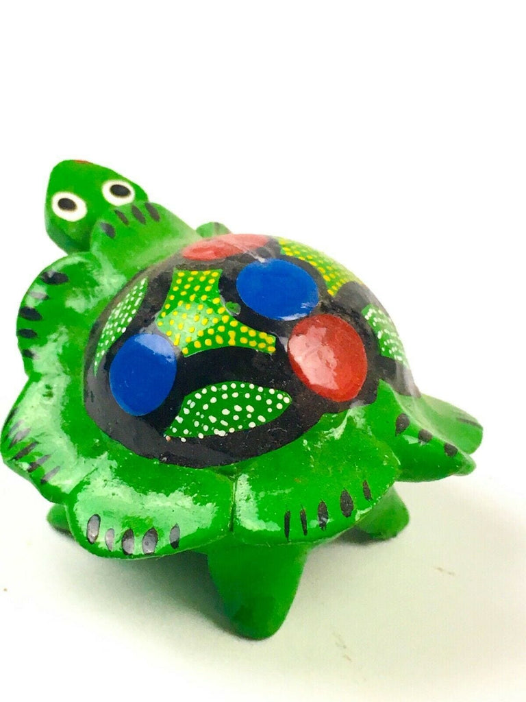 MINI TURTLE Bobblehead Alebrije Handcrafted Mexican Folk Art Sculpture ...