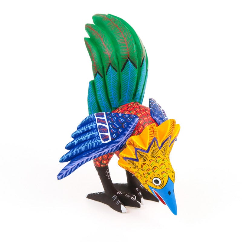 Rooster - Oaxacan Alebrije Wood Carving – VivaMexico.com - Mexican Art