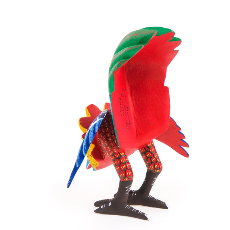 Rooster - Oaxacan Alebrije Wood Carving – VivaMexico.com - Mexican Art