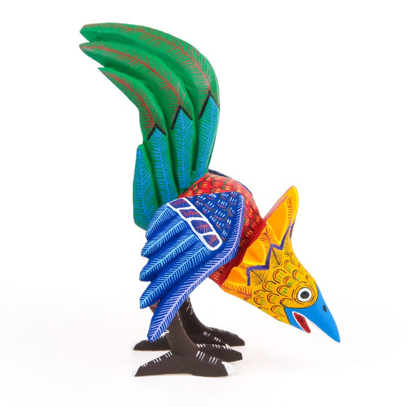 Rooster - Oaxacan Alebrije Wood Carving – VivaMexico.com - Mexican Art