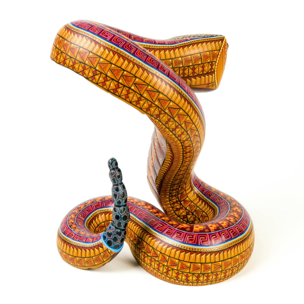 Snake - Oaxacan Alebrije Wood Carving – VivaMexico.com - Mexican Art
