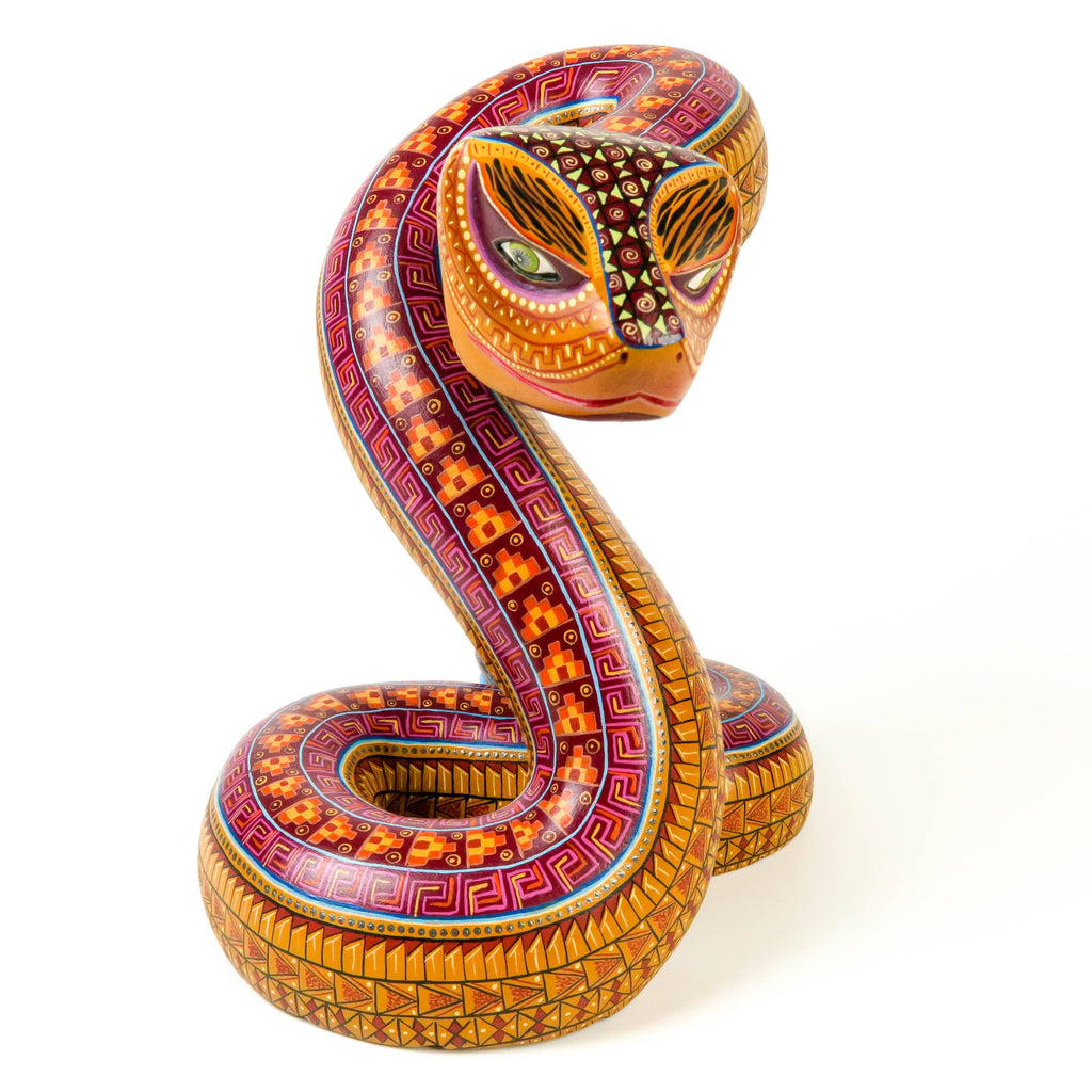 Snake - Oaxacan Alebrije Wood Carving – VivaMexico.com - Mexican Art