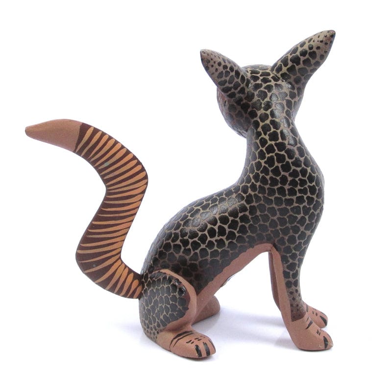 Spotted Fox - Oaxacan Alebrije Wood Carving – VivaMexico.com - Mexican Art