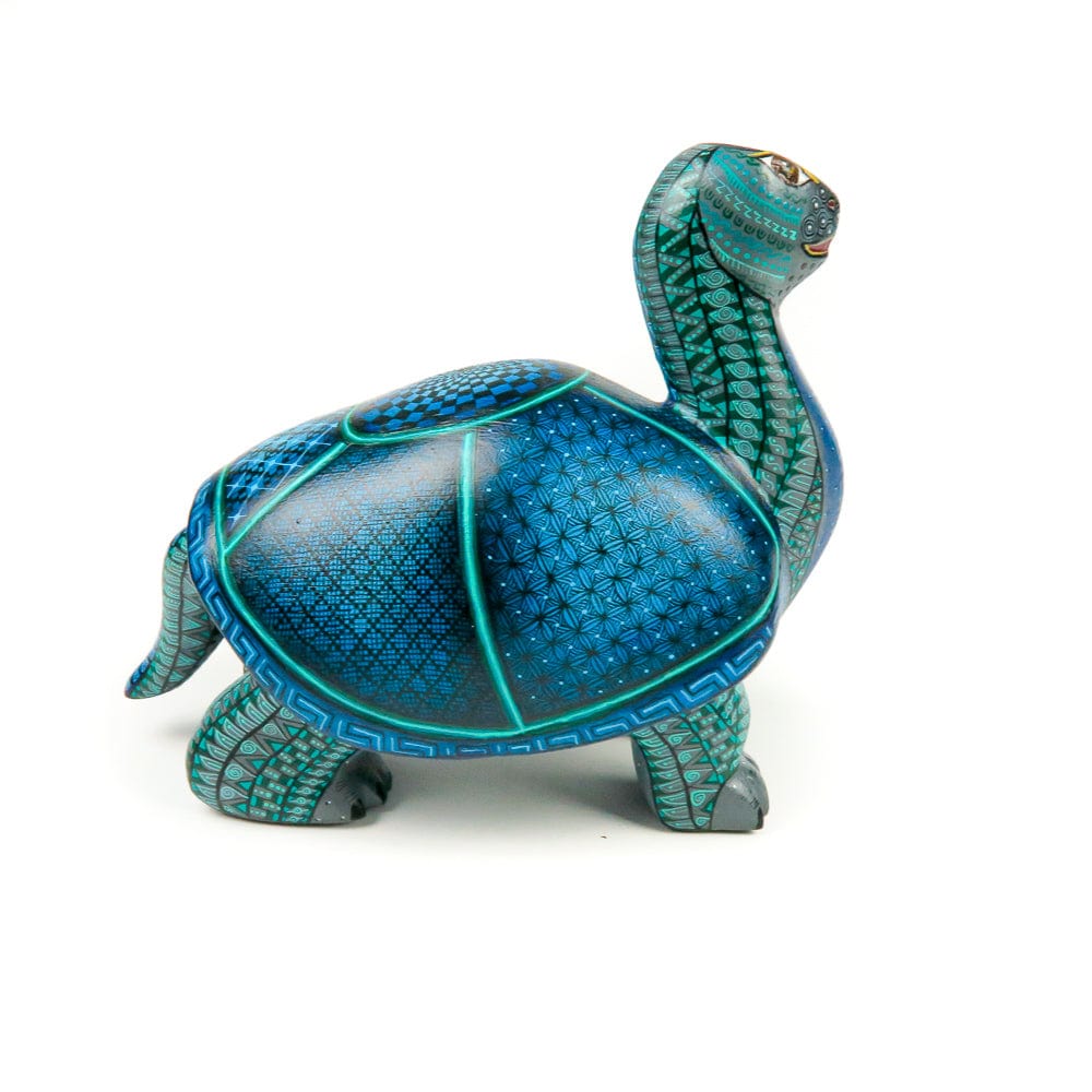 Turtle - Oaxacan Alebrije Wood Carving - Nestor Melchor – VivaMexico ...