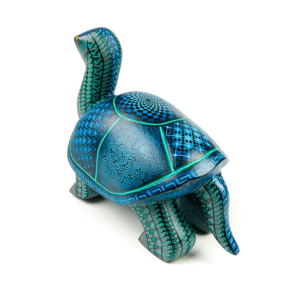 Turtle - Oaxacan Alebrije Wood Carving - Nestor Melchor – VivaMexico ...