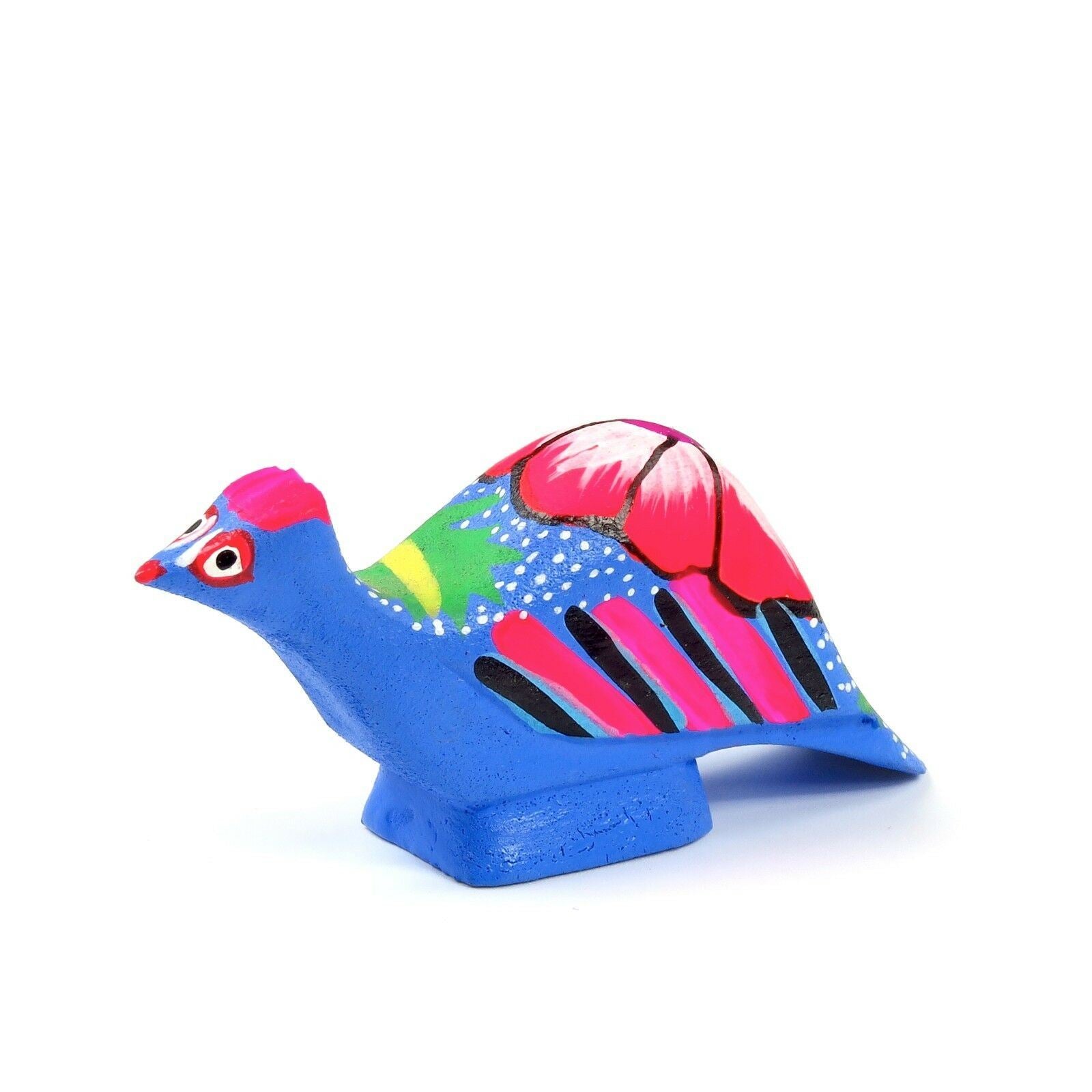 BLUE BIRD Mini Oaxacan Alebrije Wood Carving Mexican Folk Art Sculptur ...