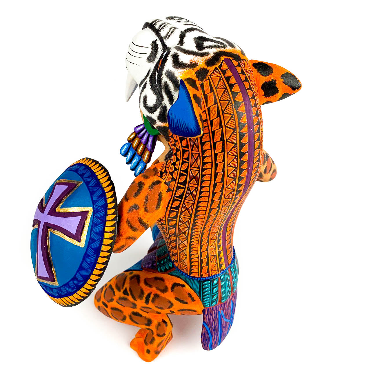 Aztec Warrior - Oaxacan Alebrije Wood Carving – VivaMexico.com ...